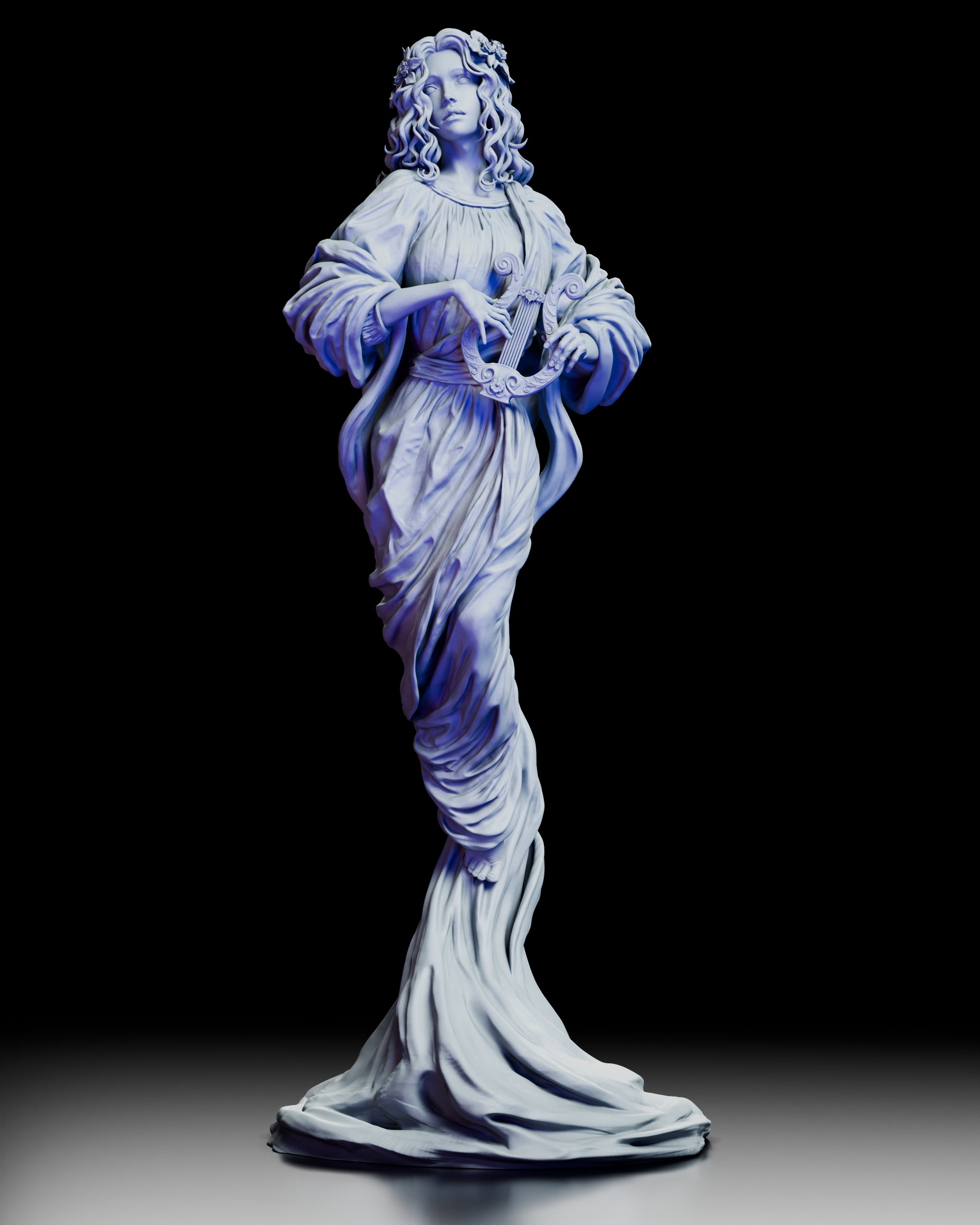 The Eternal Muse | Resin Figure Kit by CA3D Art – Crimson Raven Miniatures