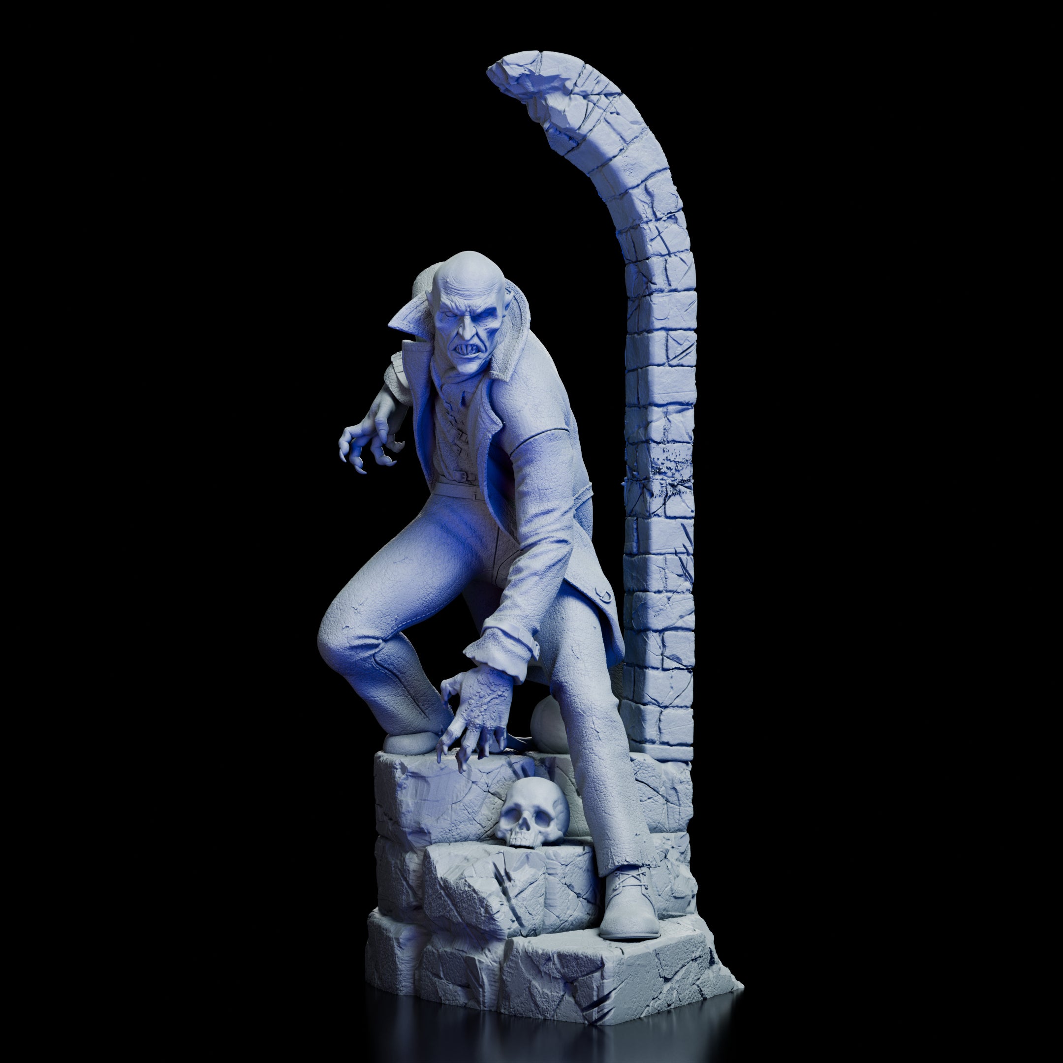 Nosferatu Figure Model Kit | Classic Horror Resin Statue – Crimson ...