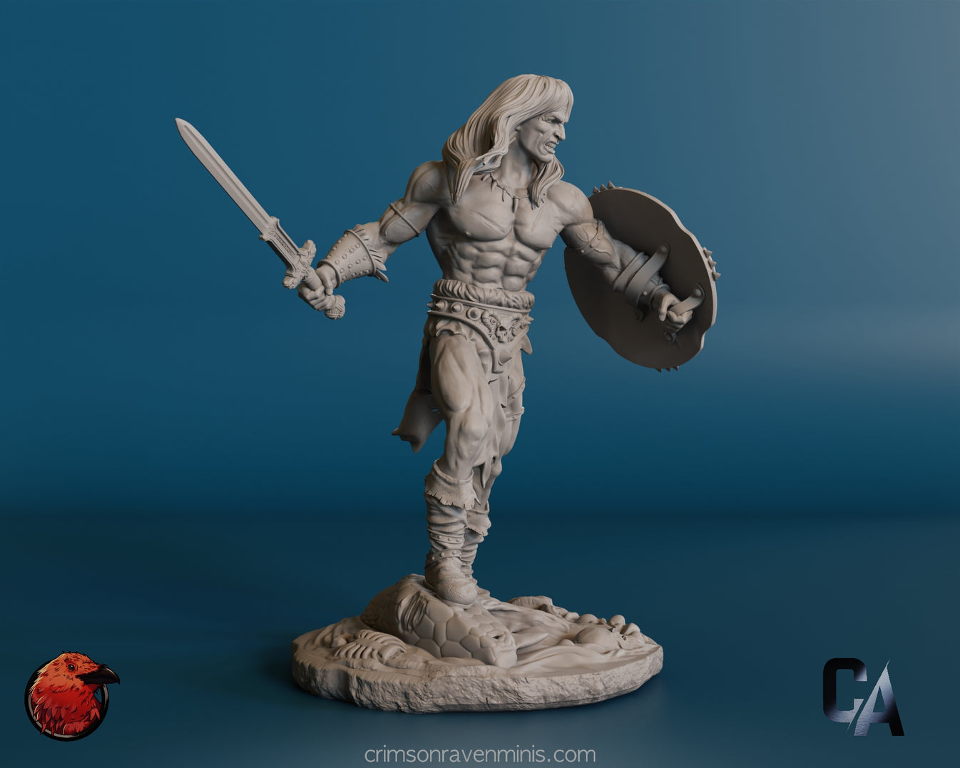 Conan the Barbarian Model Kit – Inspired by Robert E. Howard – Crimson ...