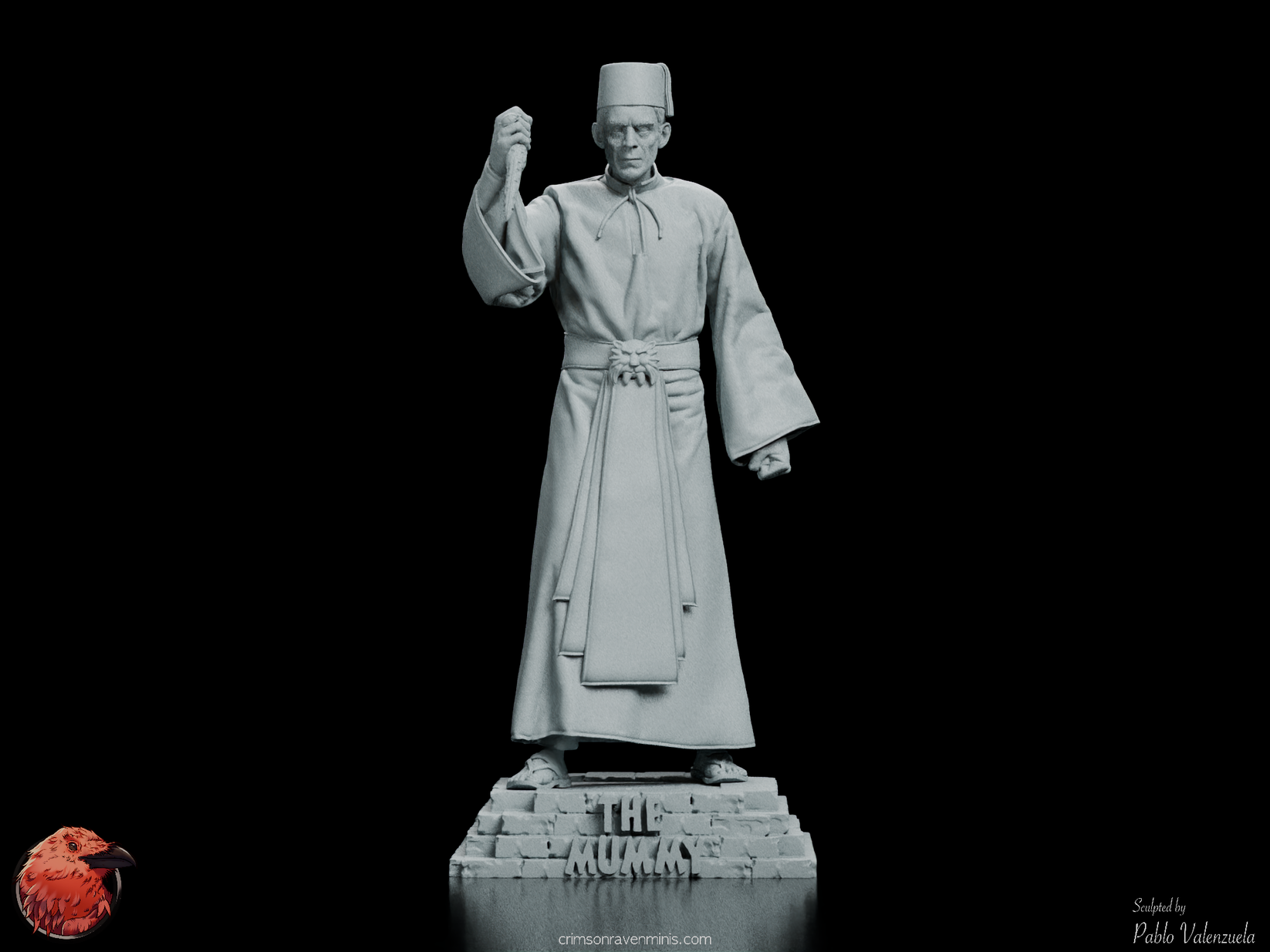 The Mummy Resin Figure Kit – 1:6 Scale Classic Horror Model – Crimson ...