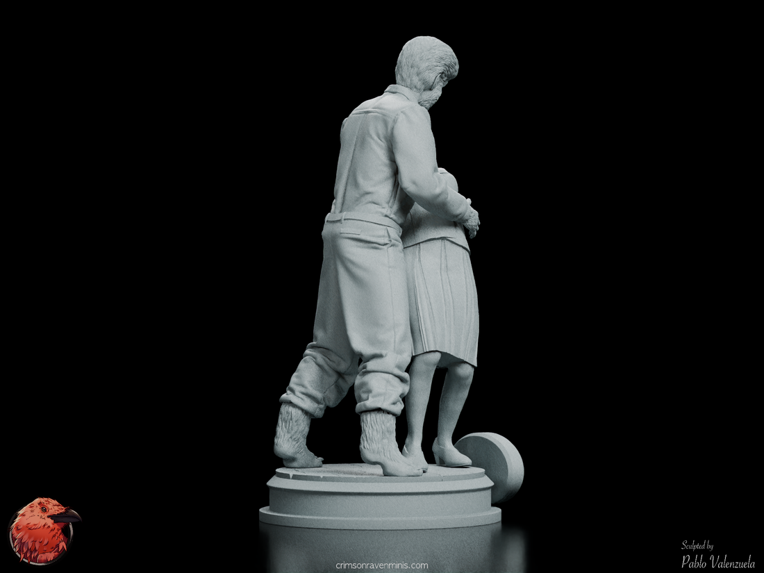 Wolfman Resin Figure Kit – 1:6 Scale Horror Model with Gwen Conliffe ...