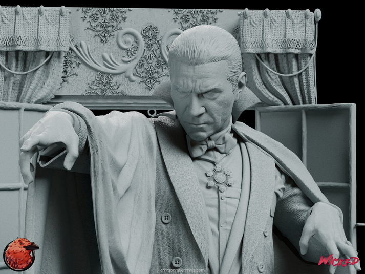 Dracula Statue Model Kit | Gothic Horror Resin Figure – Crimson Raven ...