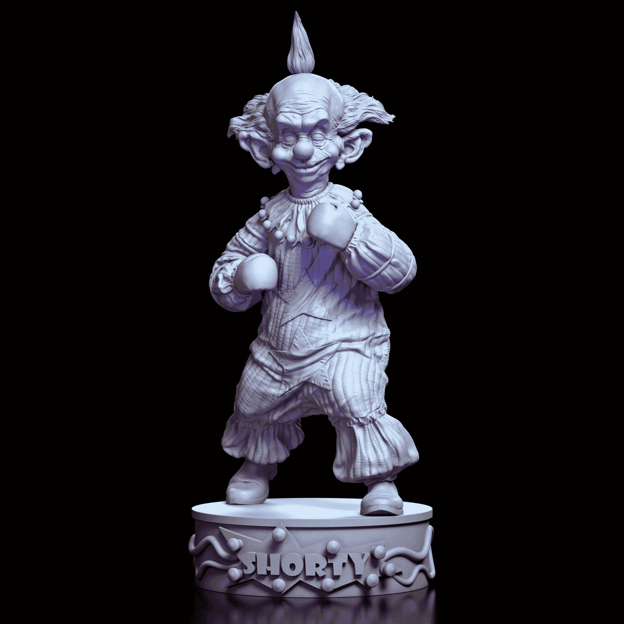Shorty Maquette Figure Kit | Killer Klowns Resin Horror Model – Crimson ...